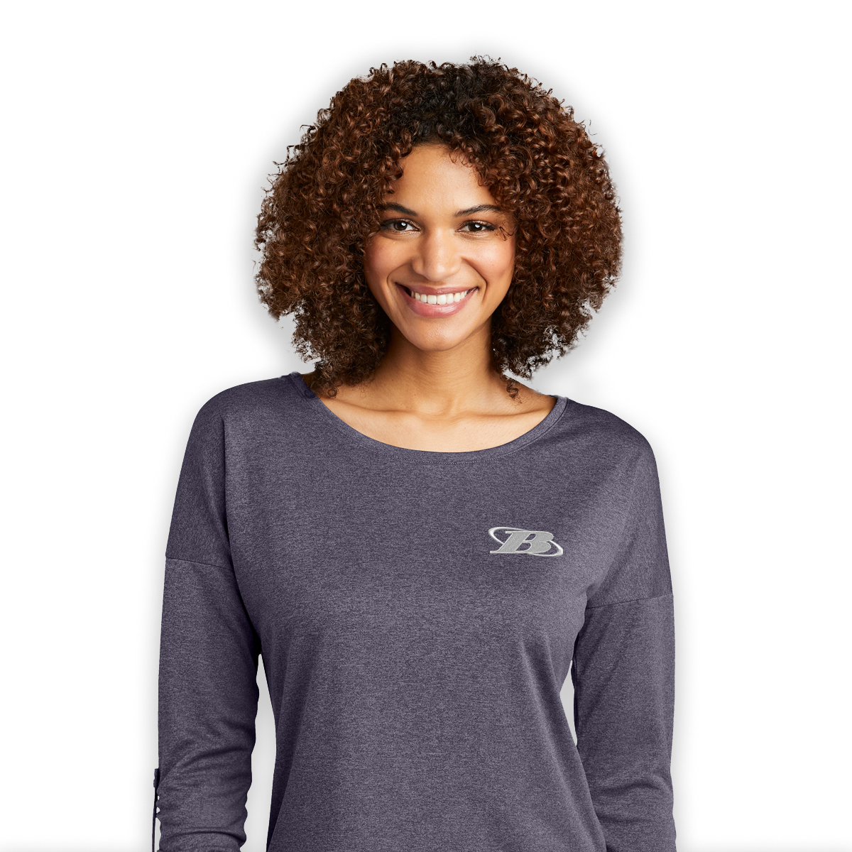 BB - Blunier Builders - EMB - Ladies Scoop 3/4-Sleeve